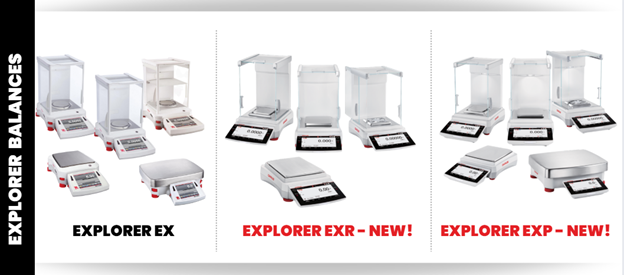 New OHAUS Explorer Balances Raise the Bar in Performance - Scales Plus